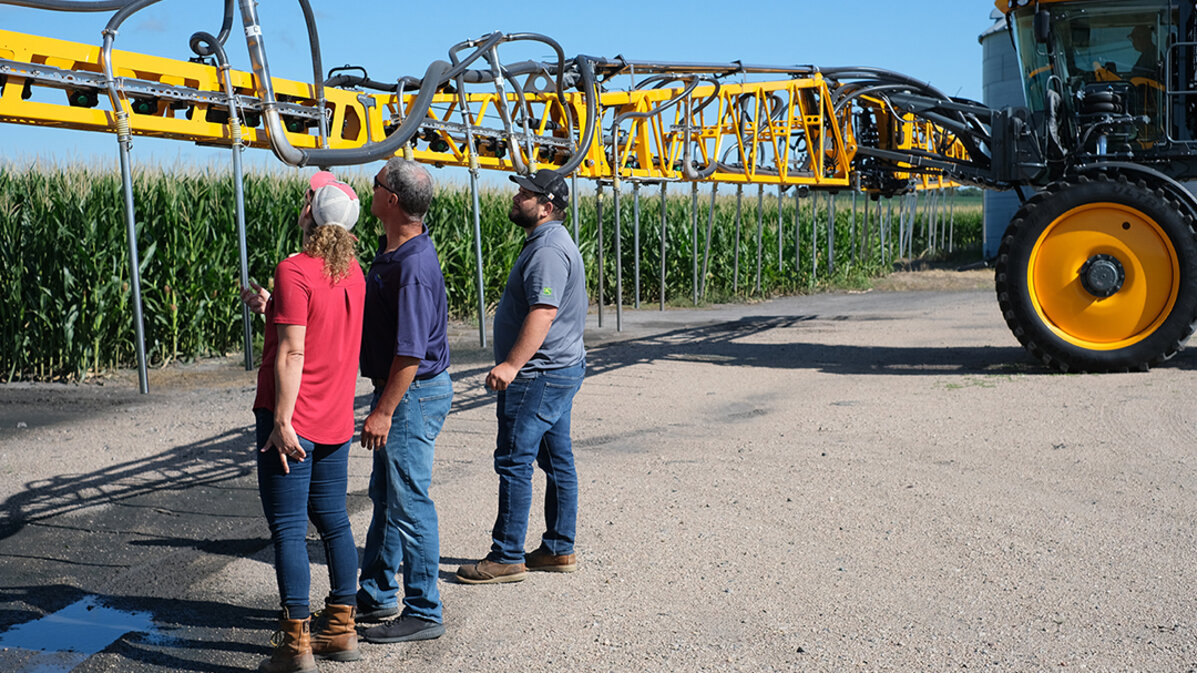 Highboy Cover Crop Interseeding Project | CropWatch | Nebraska