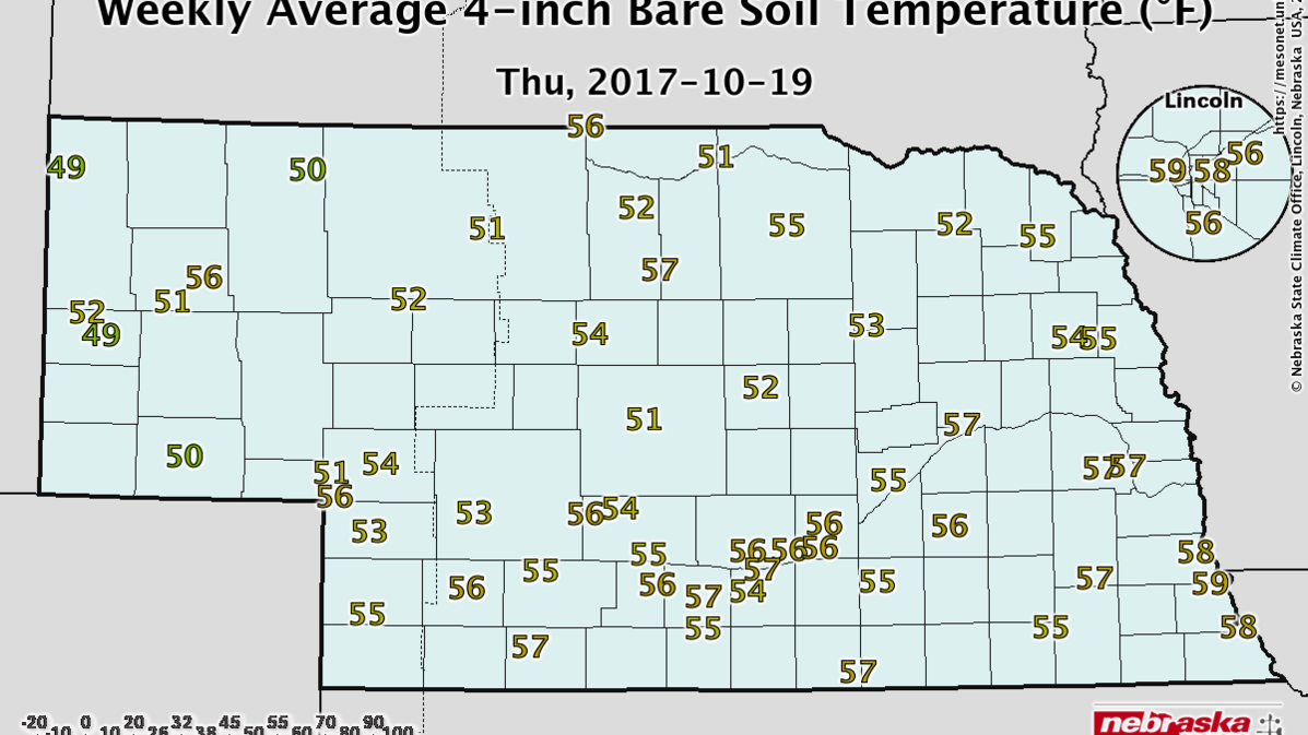 Soil Temperatures Reported Daily | CropWatch | Nebraska