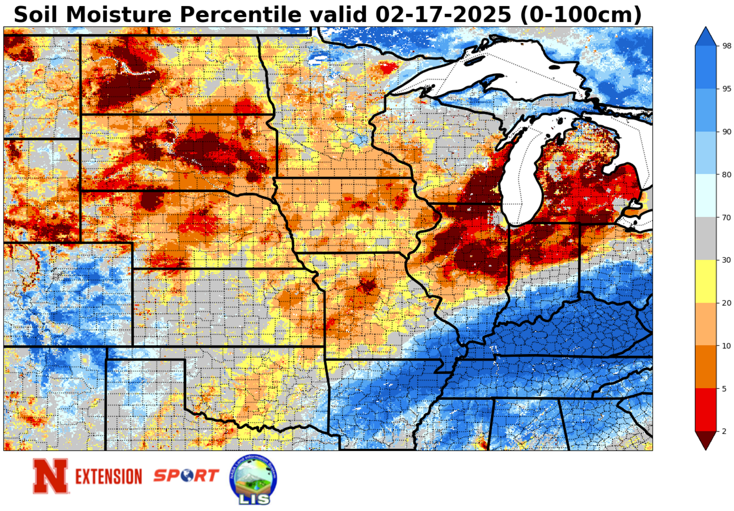 Weekly Weather Outlook and Update: Feb. 21, 2025 | CropWatch | Nebraska