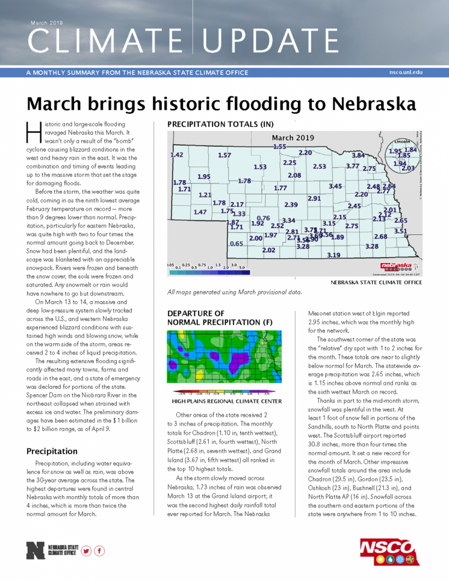 March Climate Update Reveals 'Why' Behind Historic Flood | CropWatch ...