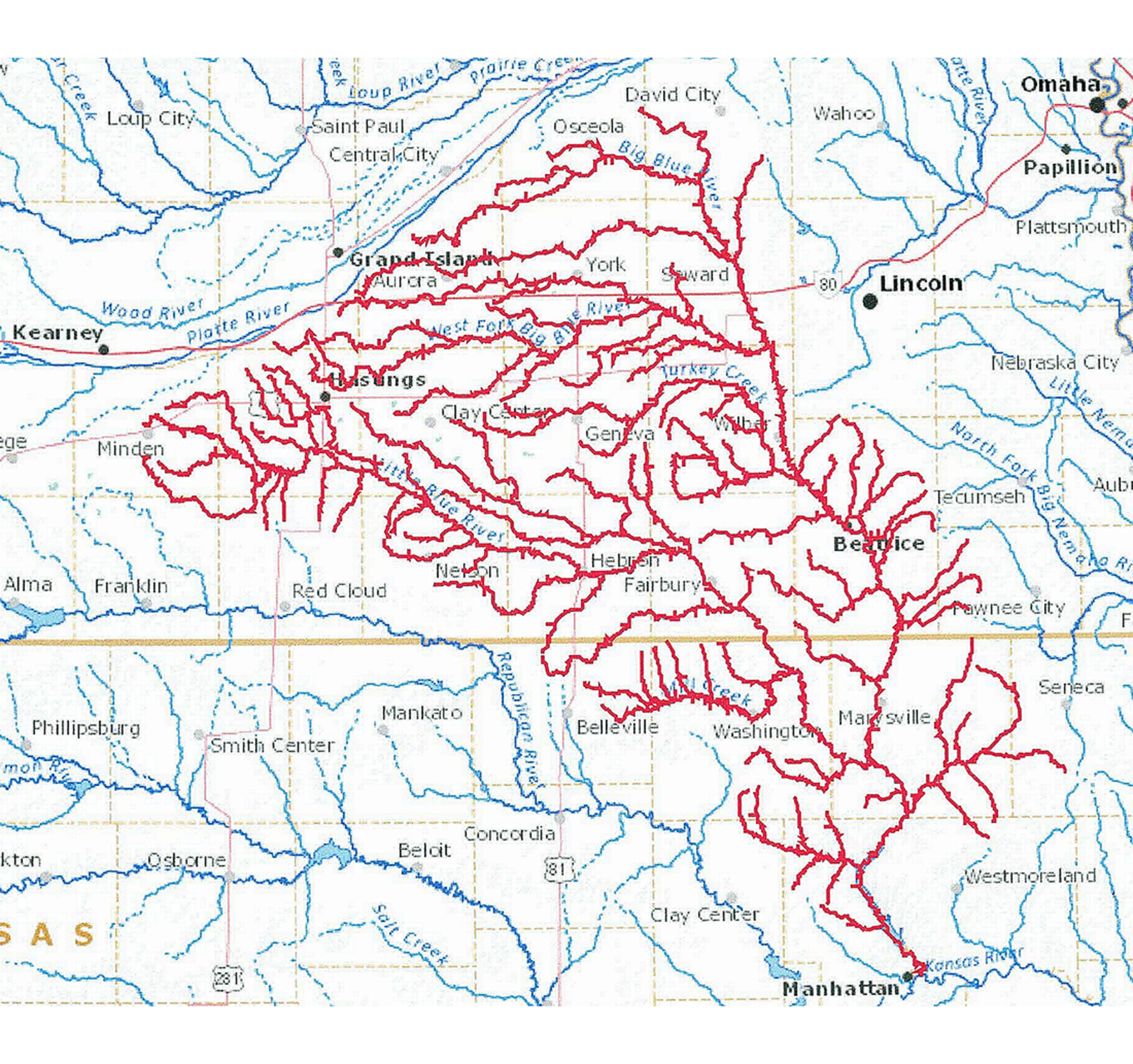 Major Nebraska Rivers and Their Drainages: Part 1 | CropWatch | Nebraska