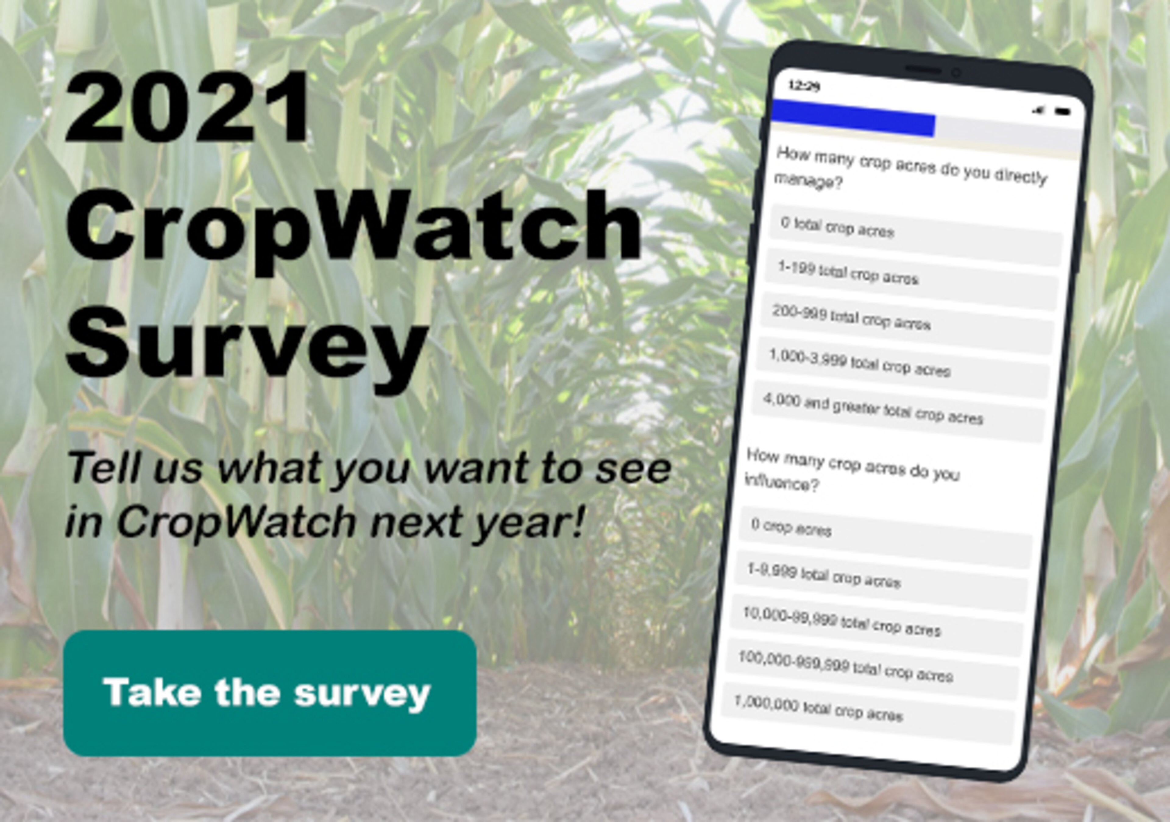 Survey: What Do You Want from CropWatch in 2022? | CropWatch | Nebraska