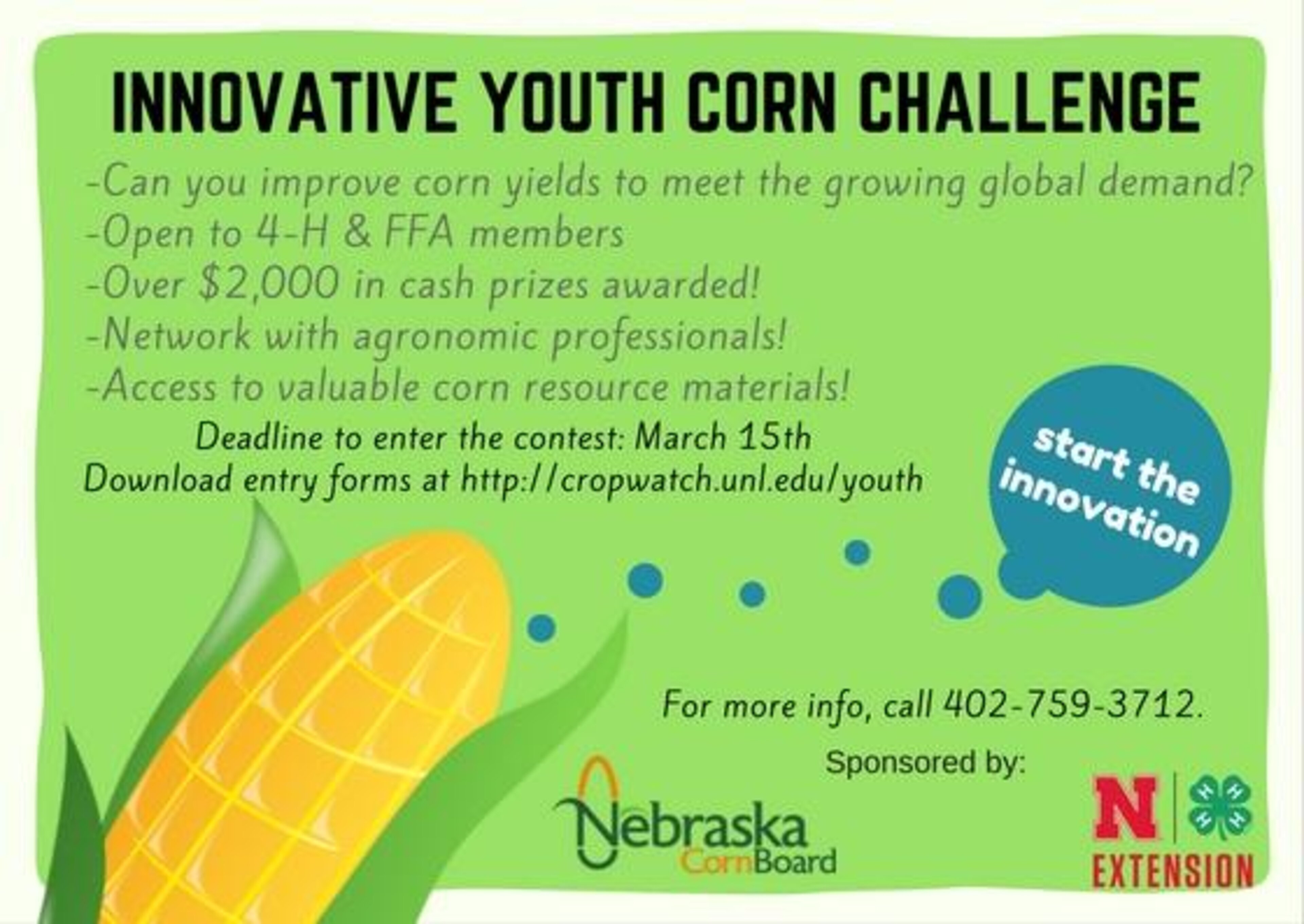 Innovative Youth Corn Challenge Contest 2021 Results | CropWatch | Nebraska