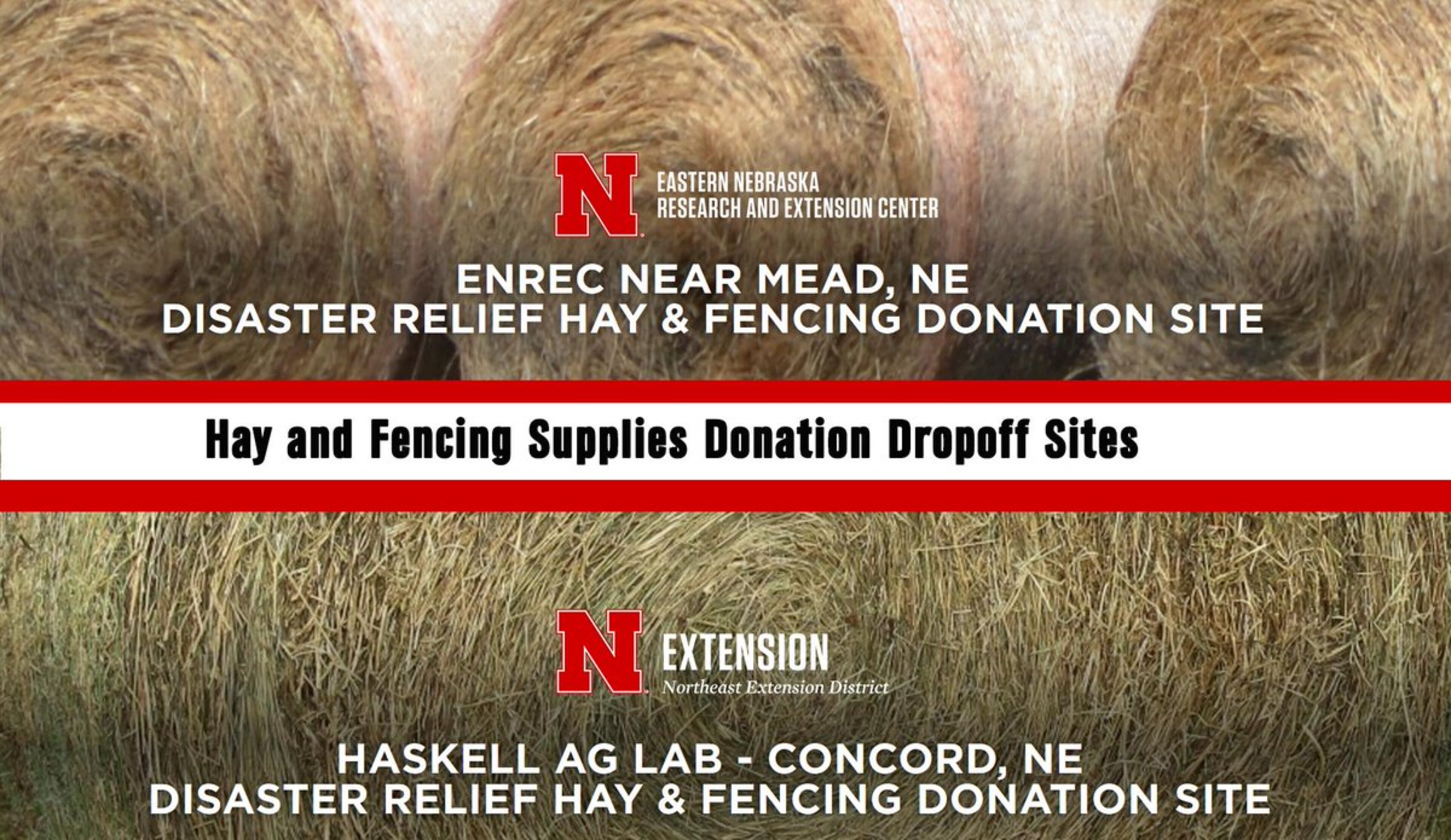 Hay and Fencing Collection Sites | CropWatch | Nebraska