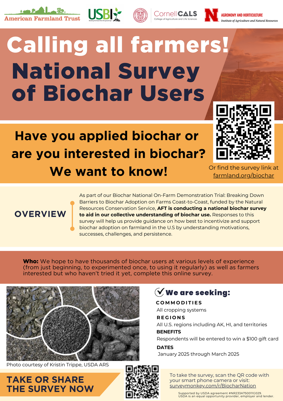 National Biochar Survey and Biochar On-Farm Experimentation Opportunity ...