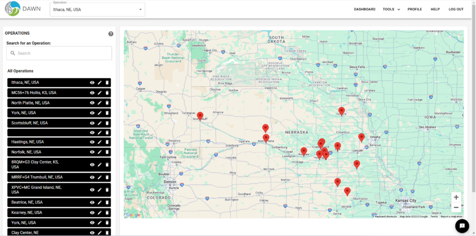 DAWN Dashboard: A Decision Support Tool for the Corn Belt | CropWatch | Nebraska